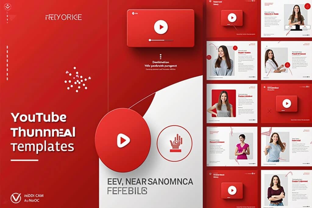 YouTube Thumbnail Vorlagen für deine Videos Vorlage kostenlos downloaden